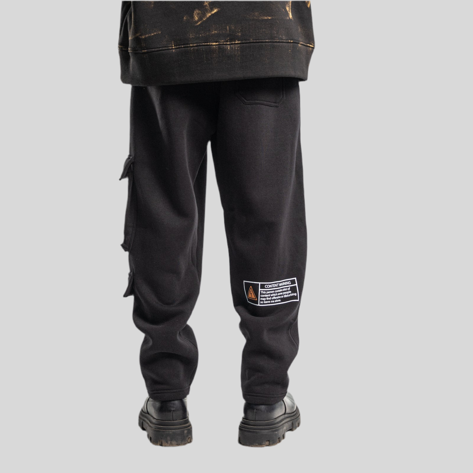 winter warning cargo sweatpants – Blackedition